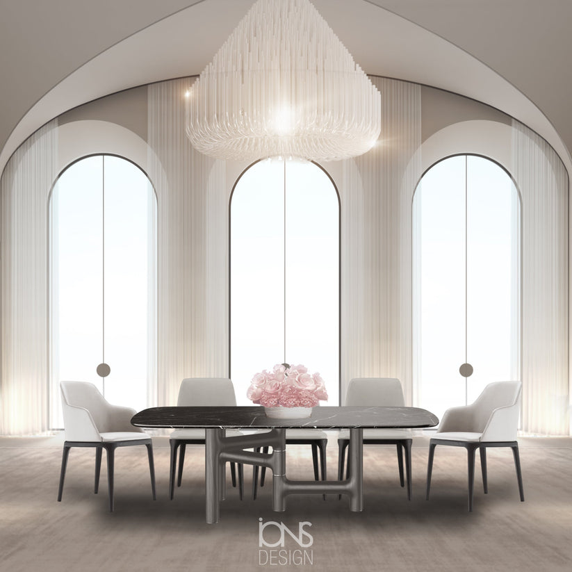 Una Marble Dining Table | IONS DESIGN | Dubai | UAE