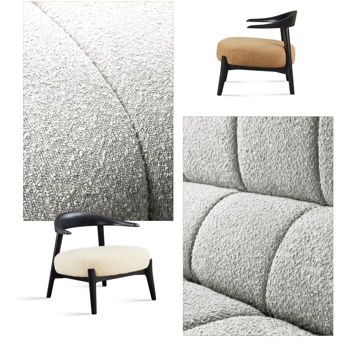 Rio Chair in Off-white Fabric | IONS DESIGN | Dubai | UAE